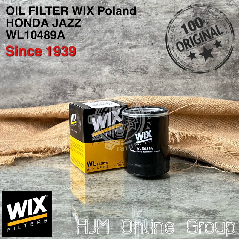Jual OIL FILTER OLI HONDA JAZZ CRV BRIO MOBILIO BRV HRV FREED WIX ...