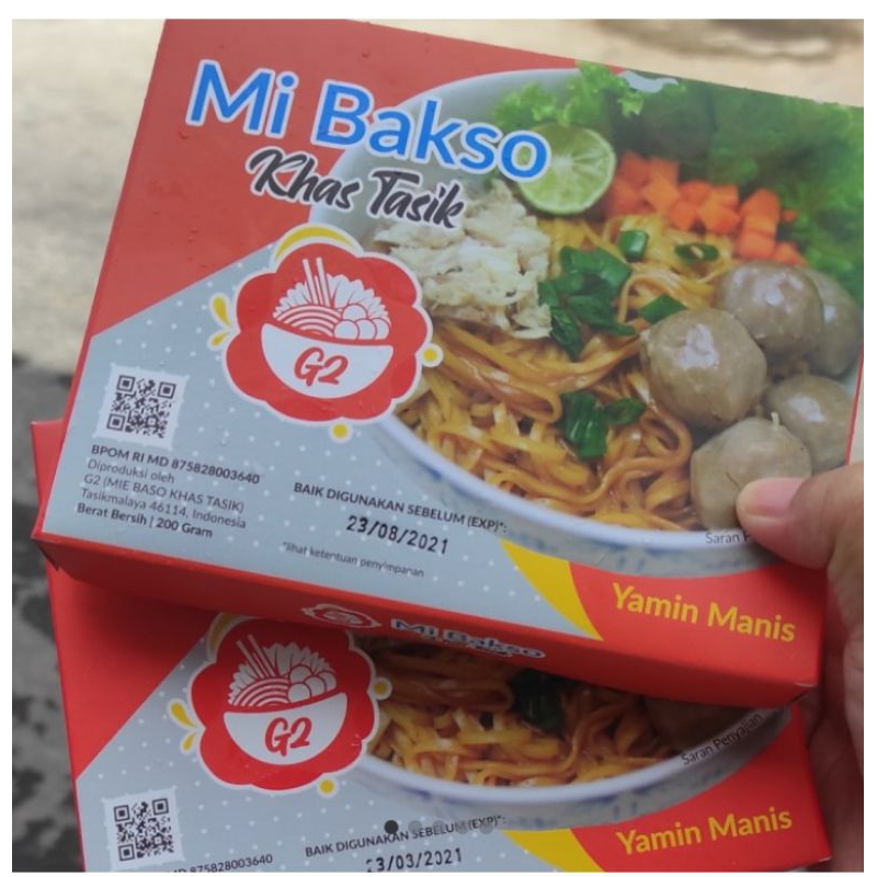 Jual Mie Baso Khas Tasik G2 Yamin Manis & Asin | Shopee Indonesia