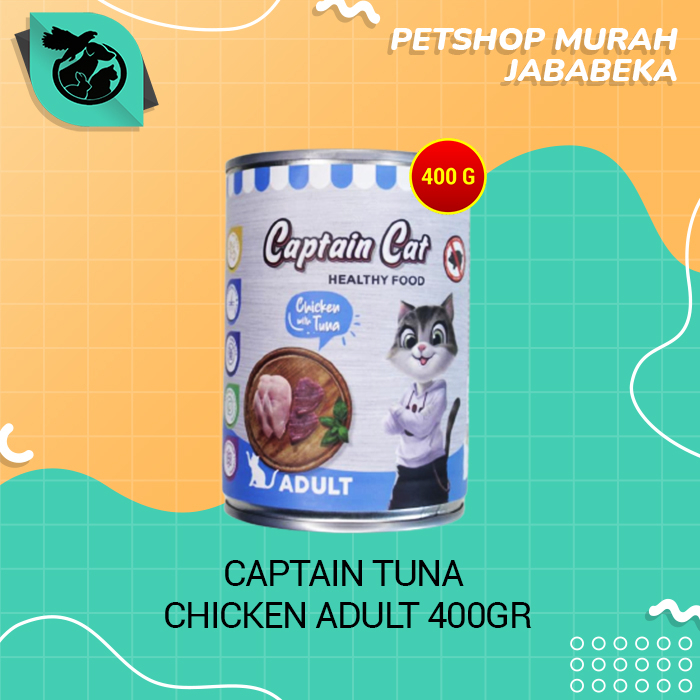 Jual Makanan Basah Kucing Kaleng Can Captain Wet Food 400 Gram | Shopee ...