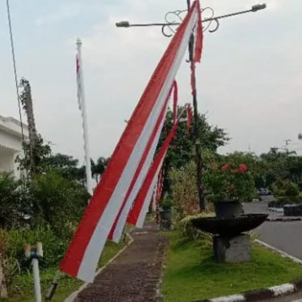 Jual Grosir Bendera Merah Putih Umbul-Umbul Layur Bendera Layur Indonesia | Shopee Indonesia