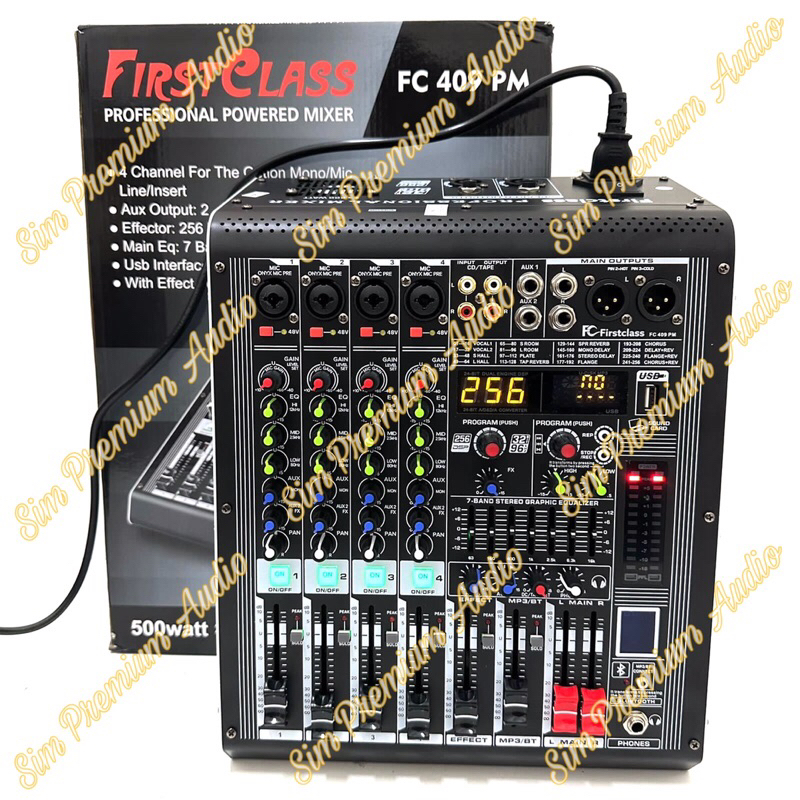 Jual Power Mixer Firstclass FC 409 PM original fc409 4 channel 409pm 2x500watt | Shopee Indonesia
