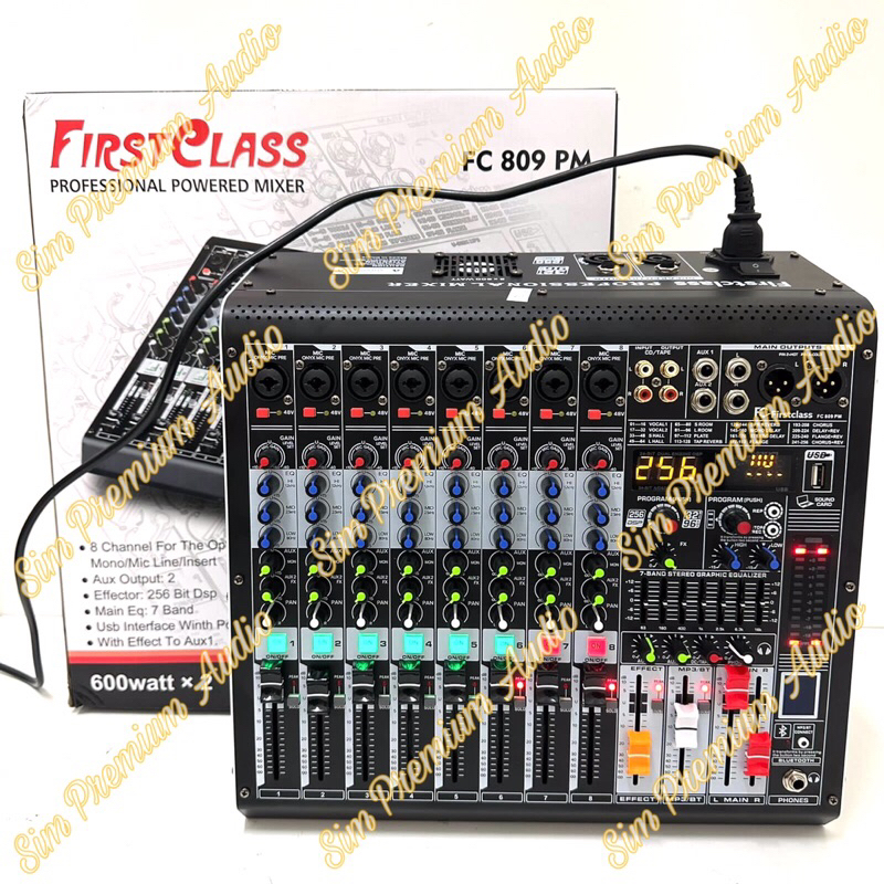 Jual Power Mixer Firstclass FC 809 PM Original fc809 pm 8 channel 809pm ...