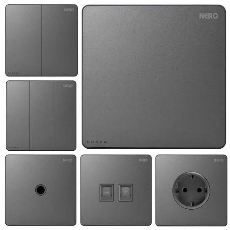 Jual NERO SAKLAR / STOPKONTAK LAMPU Warna Grey | Shopee Indonesia