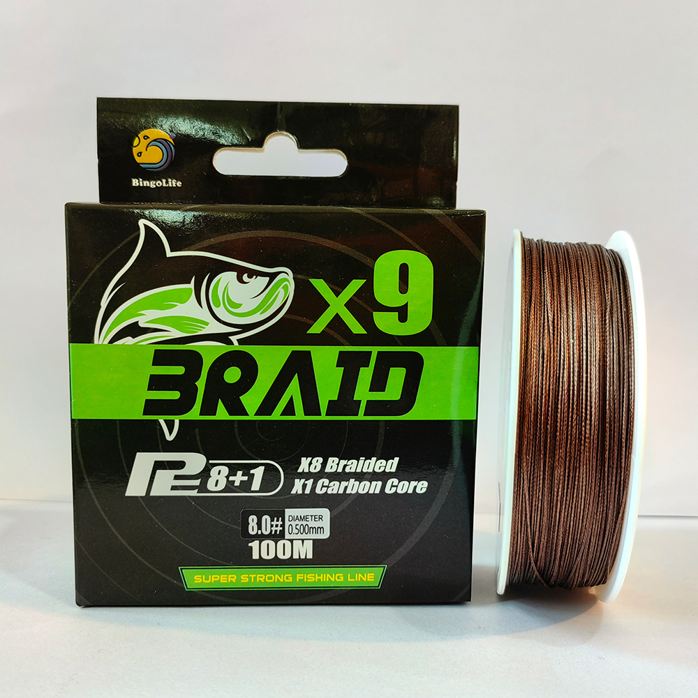 Jual PE X9 Fluorocarbon Leader Line Jepang Braided 100m Cored Lure ...