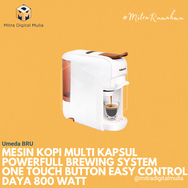 Jual Umeda BRU Mesin Kopi Multi Kapsul Capsule Coffee Maker | Shopee ...