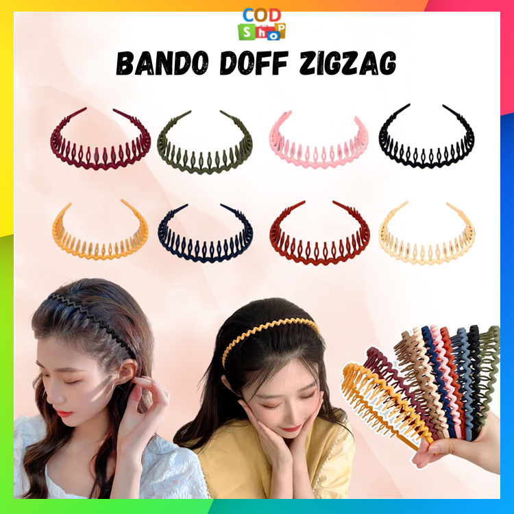Jual COD - F5772 Bando Sirkam Bentuk Gelombang Zigzag Untuk Pria Wanita ...