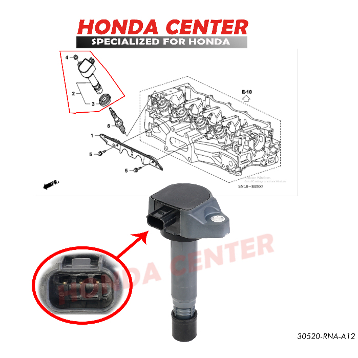 Jual Rmx,Koil Coil Honda Civic Fd1 2006 2007 2008 2009 2010 2011 1800cc Crv Re Gen3 2007 2008 ...