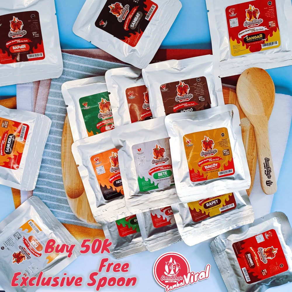 Jual Sambal Viral Sachet 20gr | Shopee Indonesia