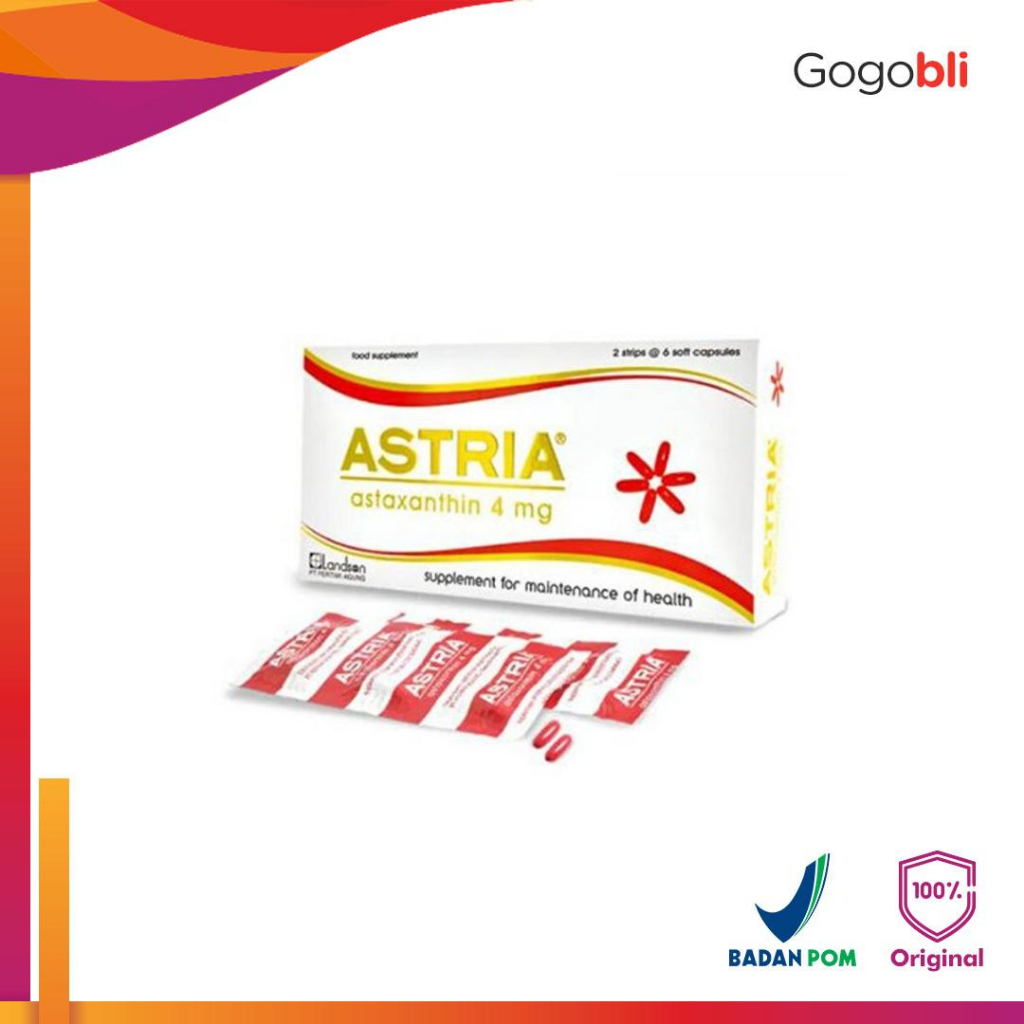 Jual Astria (2 Strips @6 Soft Capsules) (ED: Agust 23) | Shopee Indonesia