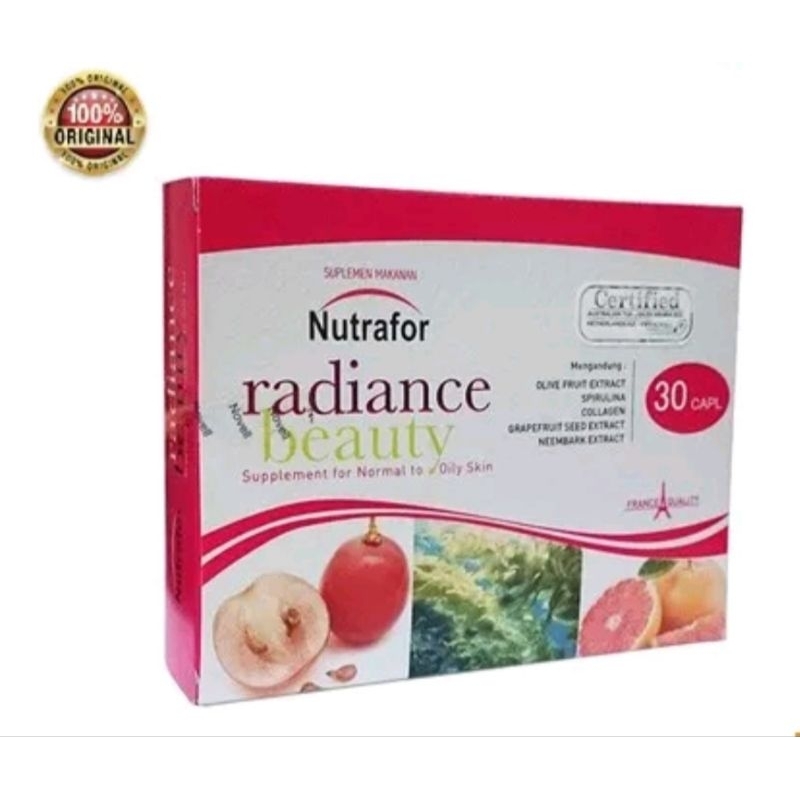 Jual Nutrafor Radiance Beauty / 1 box isi 30 biji | Shopee Indonesia