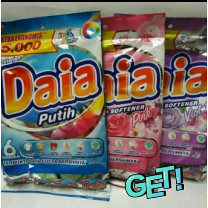 Jual detergen daia eceran 5000 | deterjen | Shopee Indonesia