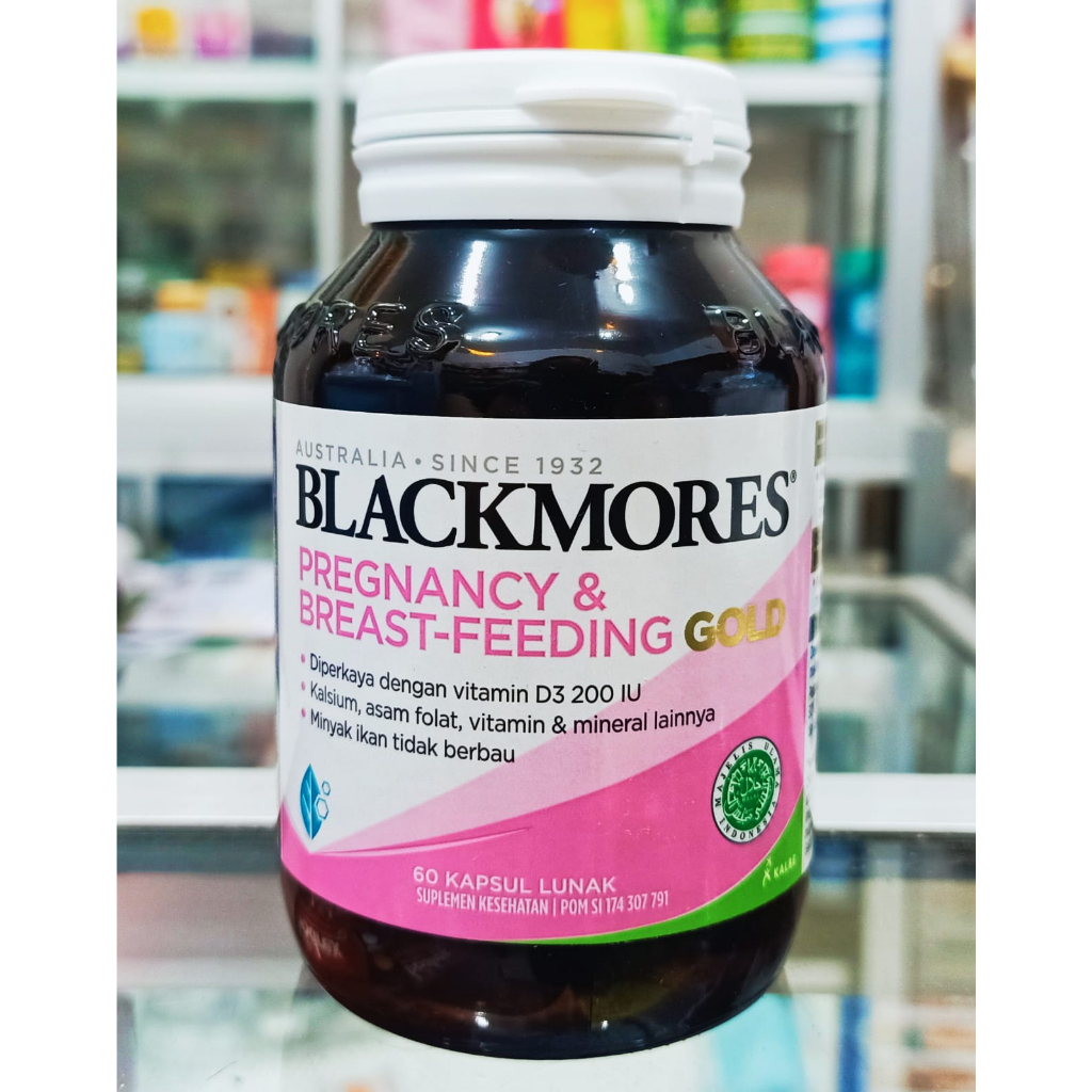 Jual Blackmores Pregnancy & Breastfeeding Gold Isi 60 KAPSUL ...