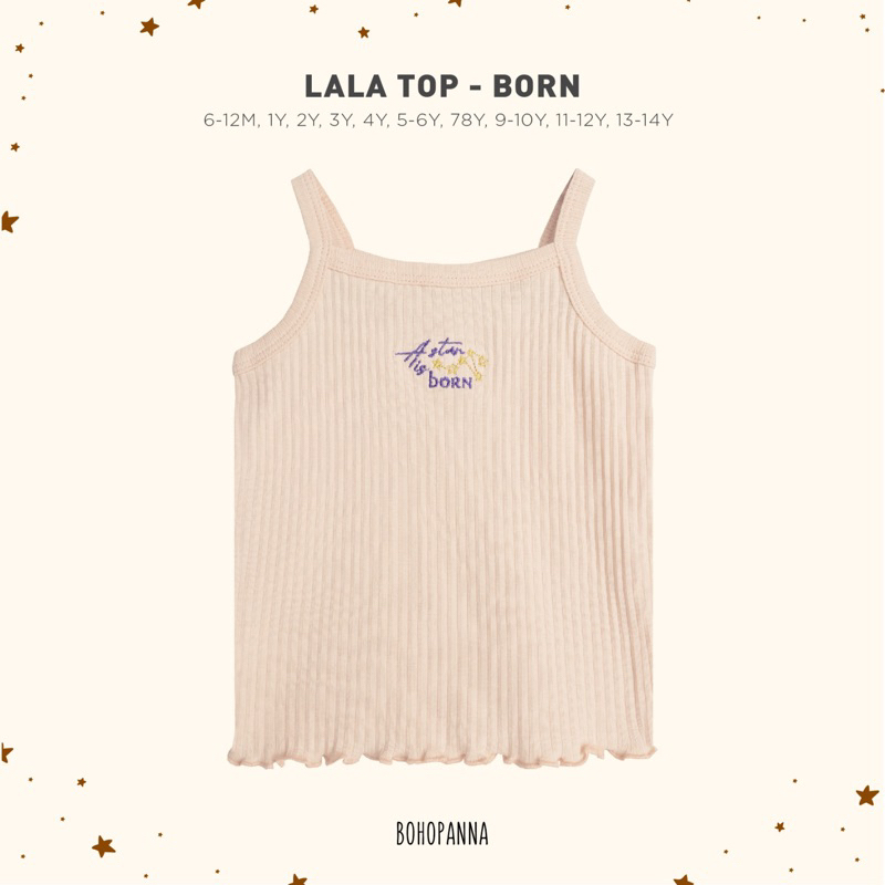 Jual Lala Top Bohopanna | Tank Top Anak | Baju Dalam Anak | Singlet | Shopee Indonesia