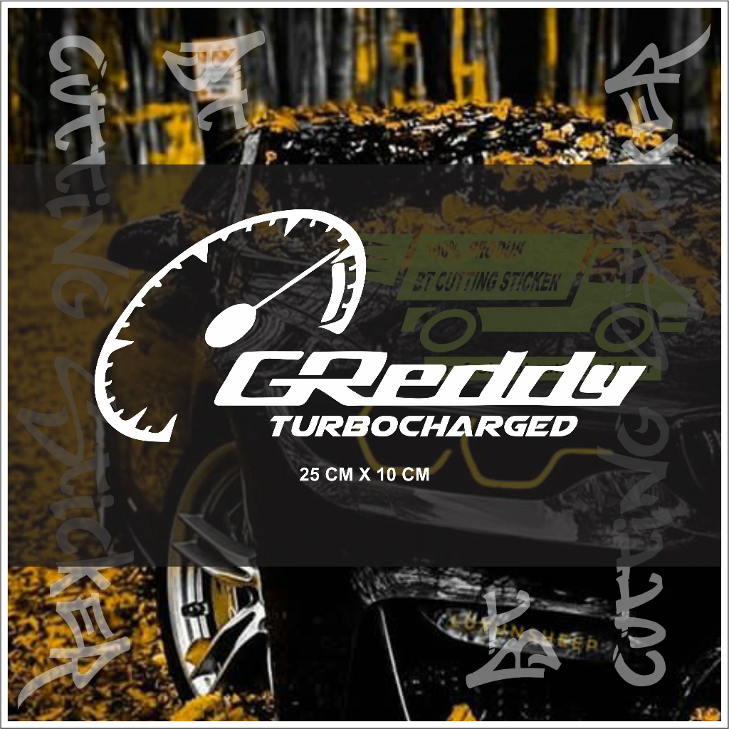 Jual BT sticker jdm sticker mobil sticker greddy turbocharged sticker ...