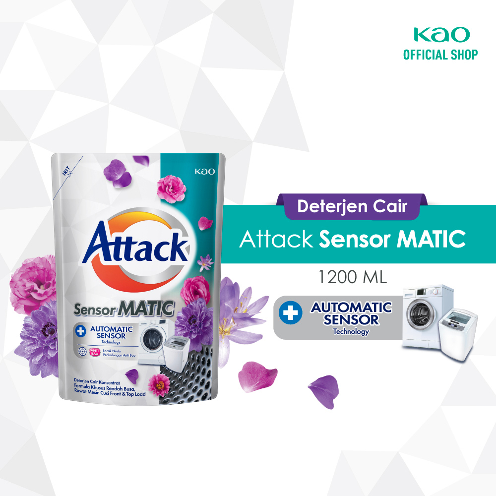 Jual Attack Sensor Matic Deterjen Cair Semua Jenis Mesin Cuci 1200 mL ...