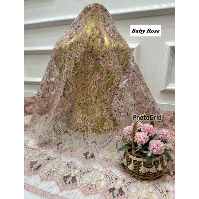 Jual Brokat / Brukat Metaklik Prada Series | Shopee Indonesia