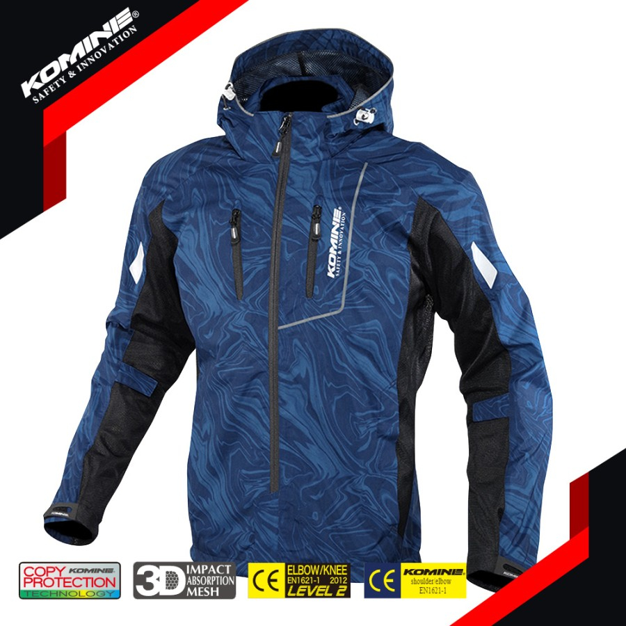 Jual Jaket KOMINE JK-112 Protect Half Mesh Parka GENRI | Shopee Indonesia