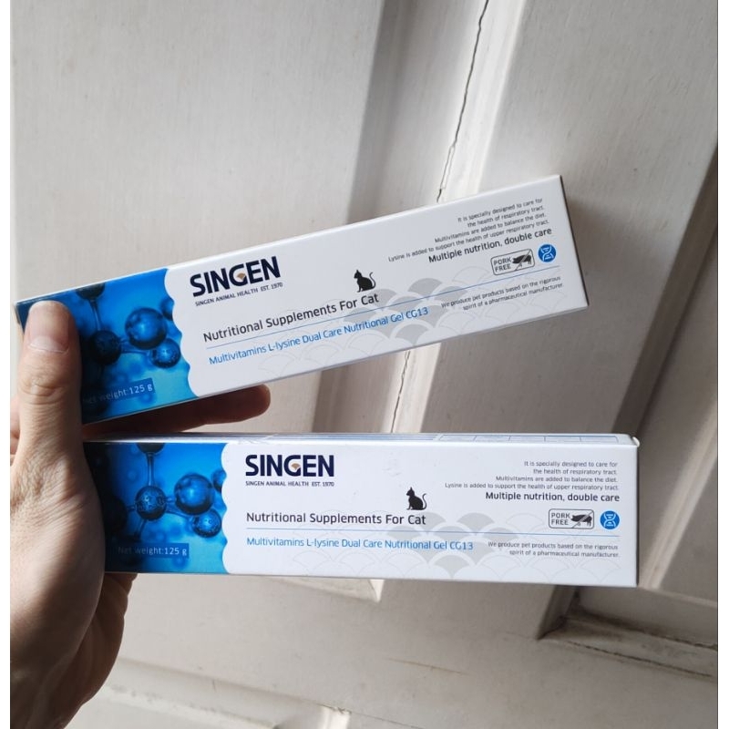 Jual SINGEN Multivitamin Nutri Plus Gel 125gr CAT Supplement Kucing ...