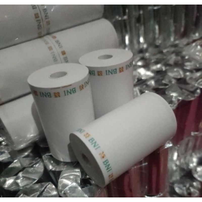 Jual Kertas struk kasir edc logo BANK BNI 58/57x40mm paket 10 pcs ...