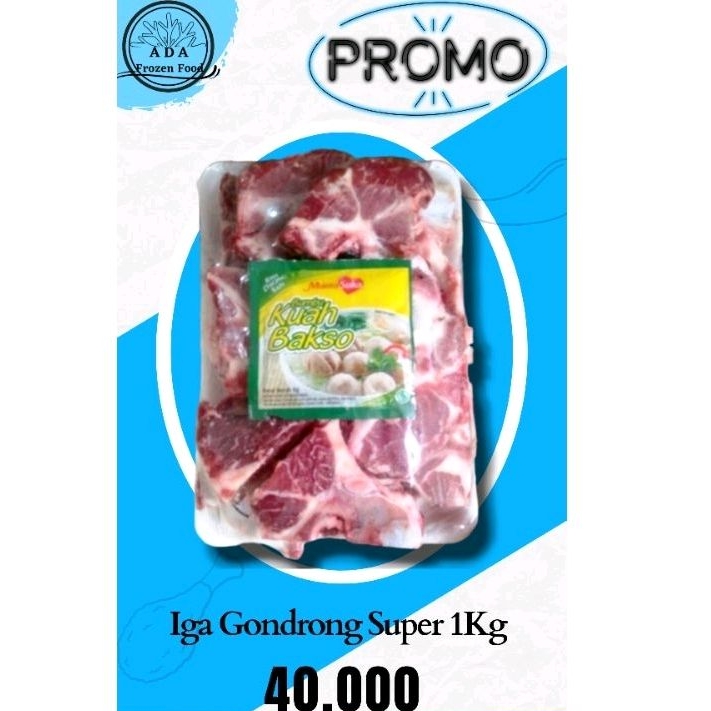 Jual ADA Frozen Food - Iga Sapi Gondrong 1Kg | Shopee Indonesia