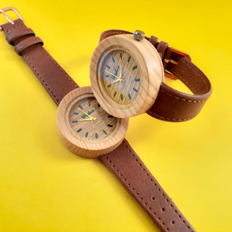Jual Jam tangan kayu wanita - Wodco Srikandi Coklat Muda | Shopee Indonesia