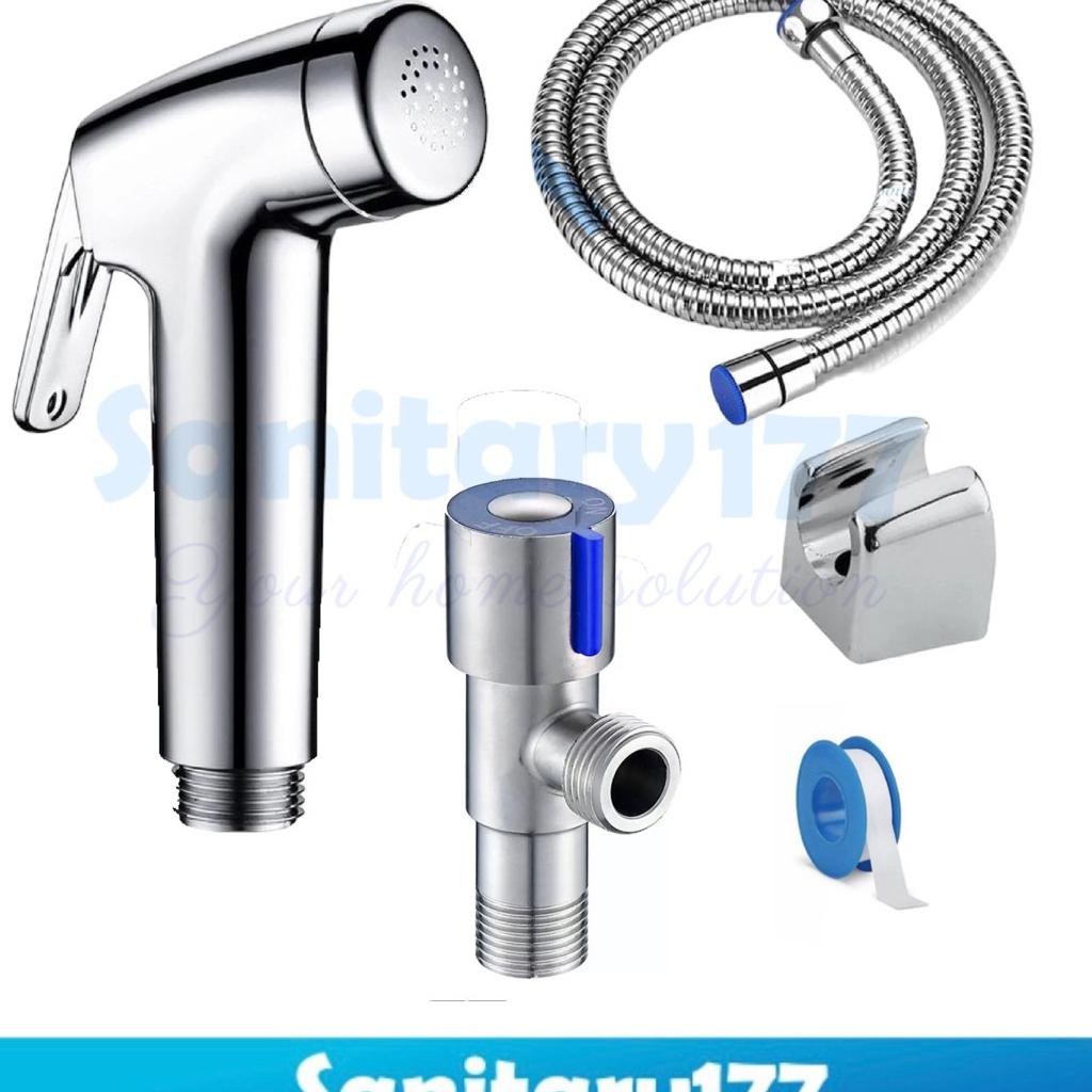 Jual Termurah Paket bundling shower Bidet CROM & Stop kran klosed ...