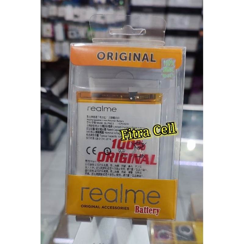 Jual Batre Batrei Battery Baterai Realme 7i BLP803 Original | Shopee ...