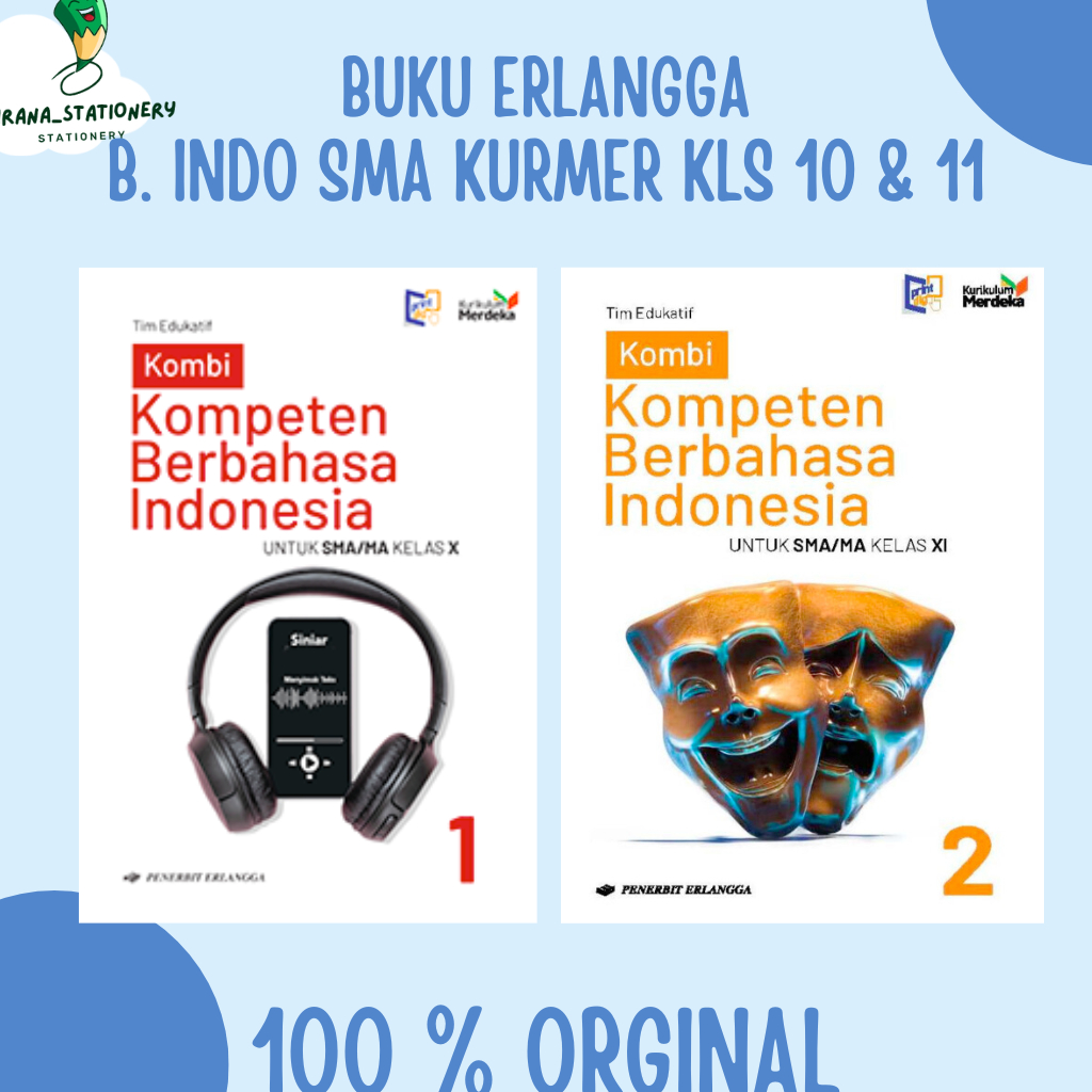 Jual BUKU KOMPETEN BERBAHASA INDONESIA SMA KELAS 10 KELAS 11 KURIKULUM MERDEKA ERLANGGA BY TIM ...