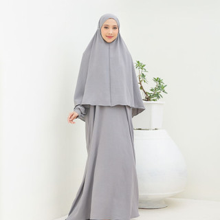 Jual Nadiraa Hijab Haziqa Dress One set Khimar/DRESS SYARI/ DRESS MURAH ...