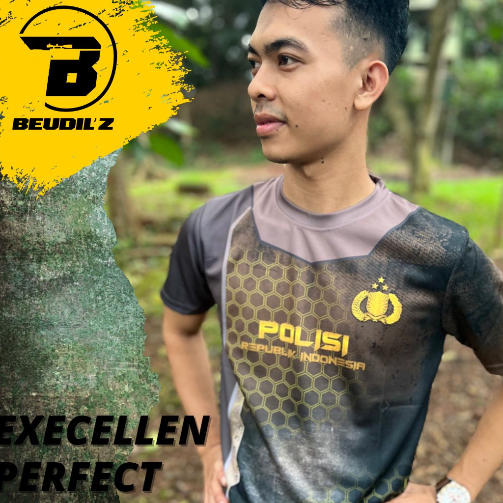 Jual jersey kaos baju printing polisi/Polri /KAOS DALEMAN SERAGAM ...