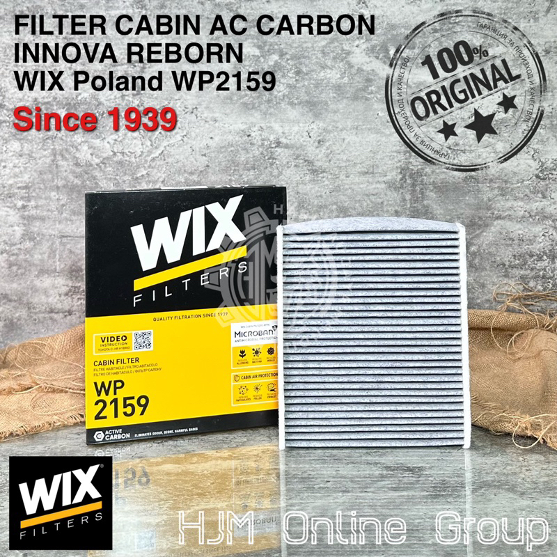 Jual FILTER CABIN SARINGAN AC CARBON INNOVA REBORN FORTUNER VRZ WIX ...