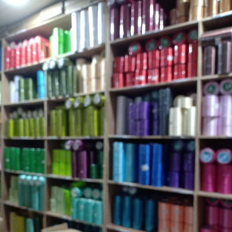 Jual Pita satin besar 2 inch pita satin warna 5cm per roll Pita Kado ...