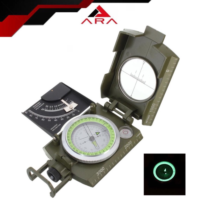 Jual Kompas clinometer military grade compas K4074 - Kompas ...