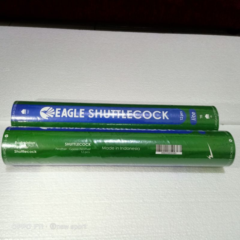 Jual EAGLE SHUTTLECOCK KOK LITE ORIGINAL BADMINTON - GOODE FEATHER ...
