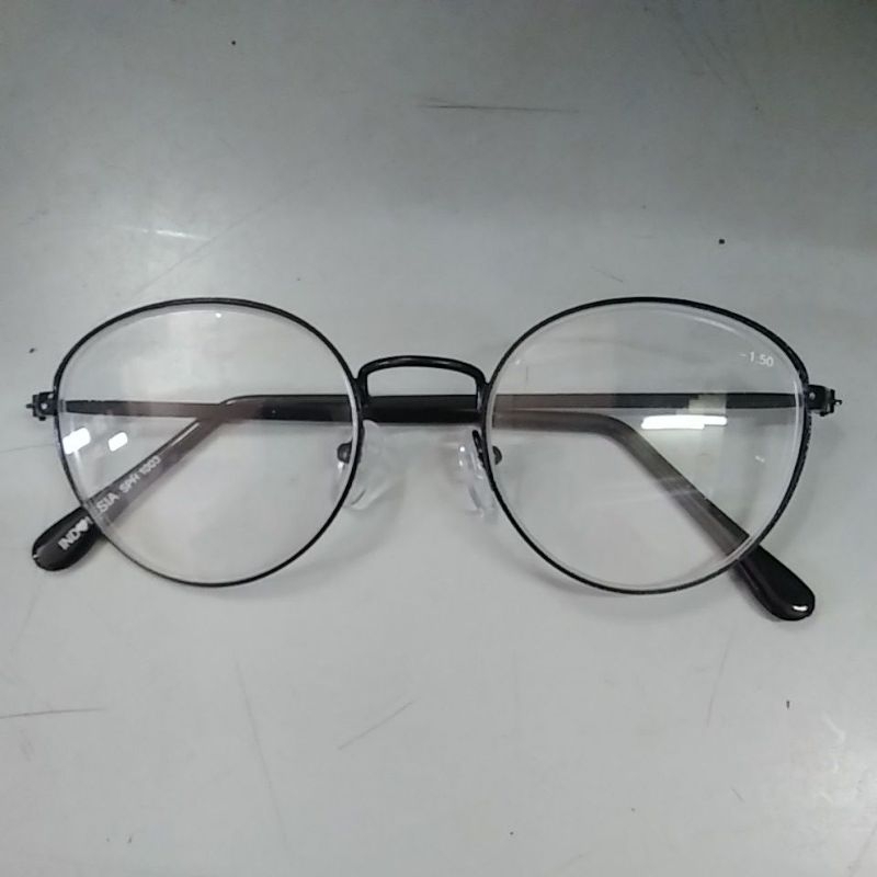 Jual Kacamata minus/rabun jauh frame besi model bulat/Kacamata untuk ...