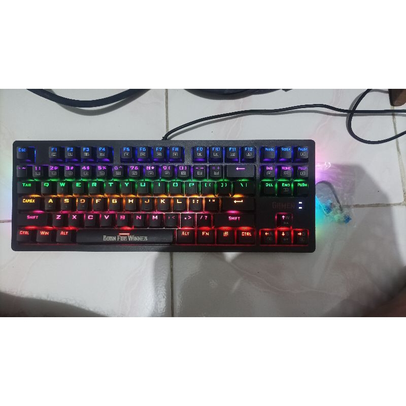 Jual KEYBOARD GAMING MECHANICAL GAMEN TITAN II | Shopee Indonesia