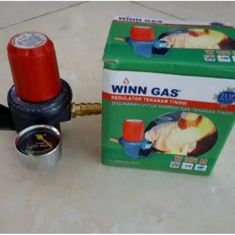 Jual REGULATOR WIN GAS PUTAR W 181 METER / KEPALA GAS TEKANAN TINGGI ...