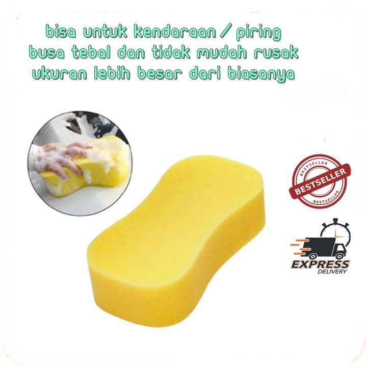 Jual SPONGE BUSA CUCI MOBIL / MOTOR BUSA FOAM WASH SPONS CUCI PIRING ...