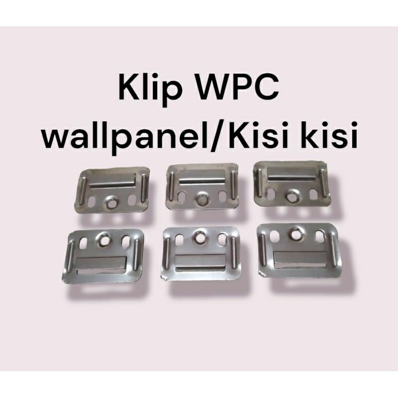 Jual klip WPC untuk pasang wpc wallpanel / klip wallpanel wpc ke tembok ...