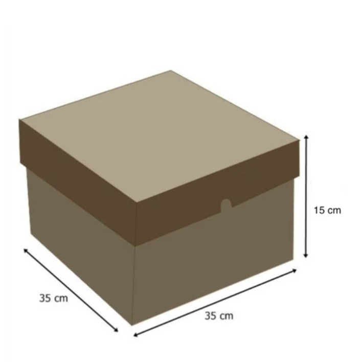 Jual Karton Box 35x35x15 Kotak Kardus Per 20pcs Packaging Kue Tart ...