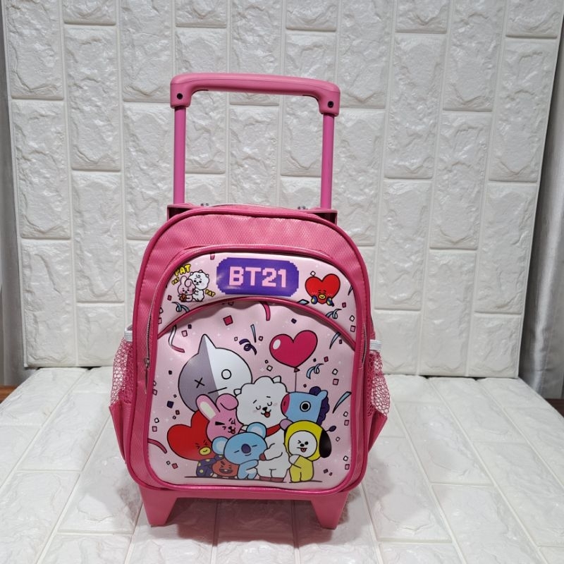 Jual TAS DORONG TROLLEY ANAK PAUD / PLAY GROUP PEREMPUAN GAMBAR ...