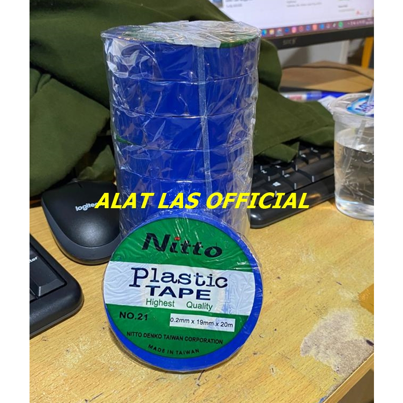 Jual Isolasi Kabel Listrik Nitto 21 / Isolasi Nitto 21 19 MM x 20 Meter ...