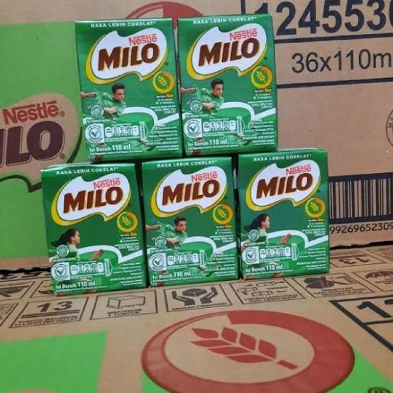 Jual Susu UHT Milo Activ Go Nestle kemasan 110 ml isi 36 pcs | susu coklat | susu anak | kemasan ...