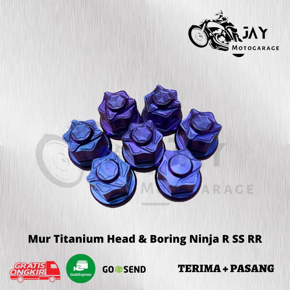 Jual Mur/Baut Titanium Head Ninja SS,RR,R Dengan kualitas terbaik di kelas nya | Shopee Indonesia
