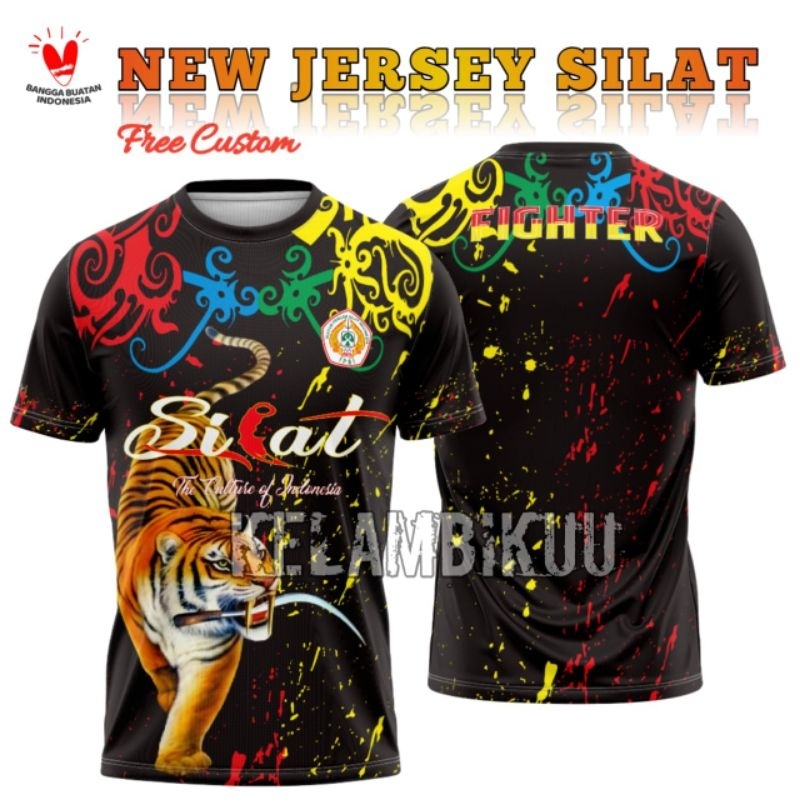 Jual JERSEY PENCAK SILAT PRINTING TERBARU/BAJU KAOS PENCAK SILAT MURAH/JERSEY BELA DIRI CUSTOM ...