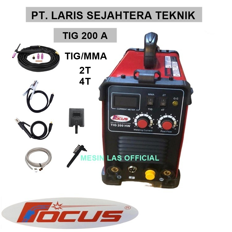 Jual Mesin Las TIG 200 Trafo Las Argon 200 A 2T/4T Stainless Kualitas ...