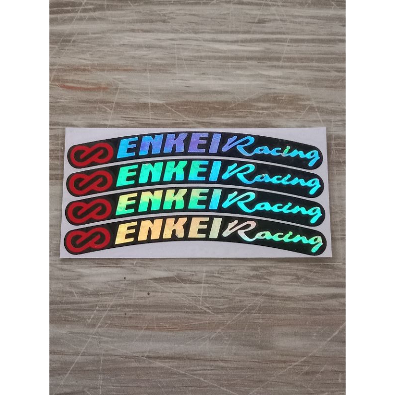 Jual stiker list velg inkei racing sticker velg motor stiker hologram ...