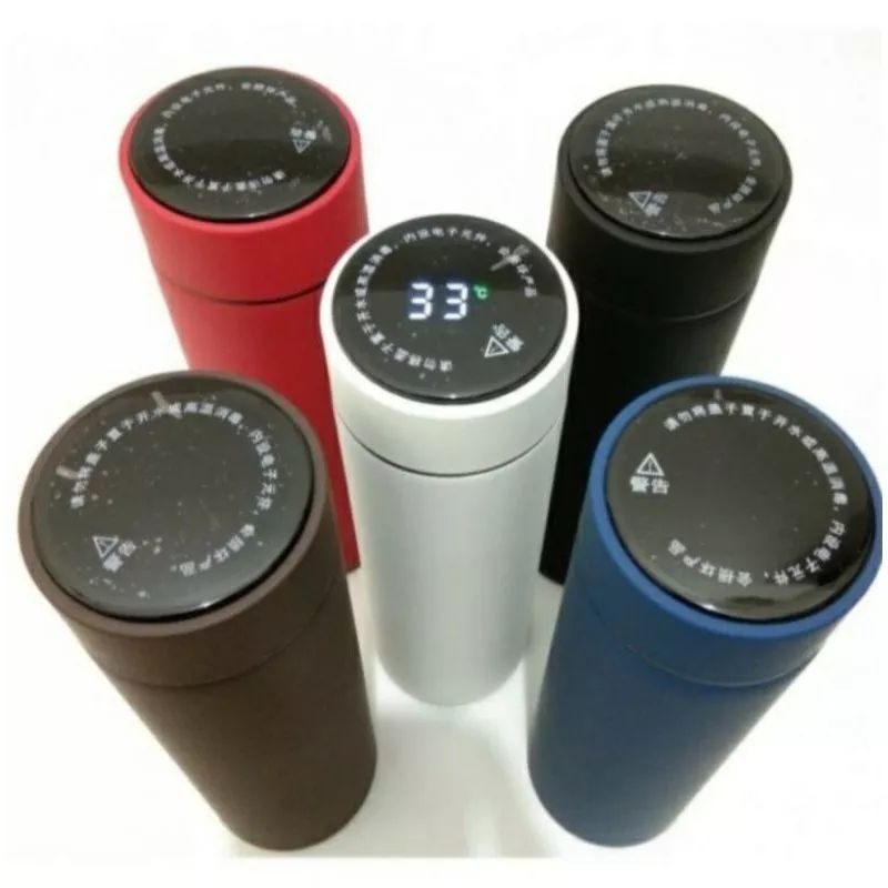 Jual Thermos led suhu /TUMBLR temperatur stainless doff glosy | Shopee ...