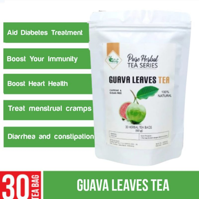 Jual ELIF TEA AND ISANE Guava Leaves Tea : Teh Pucuk Daun Jambu Biji ...