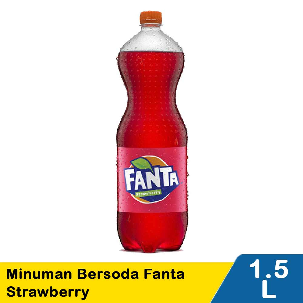 Jual Fanta Soft Drink Strawberry 1500ml | Shopee Indonesia
